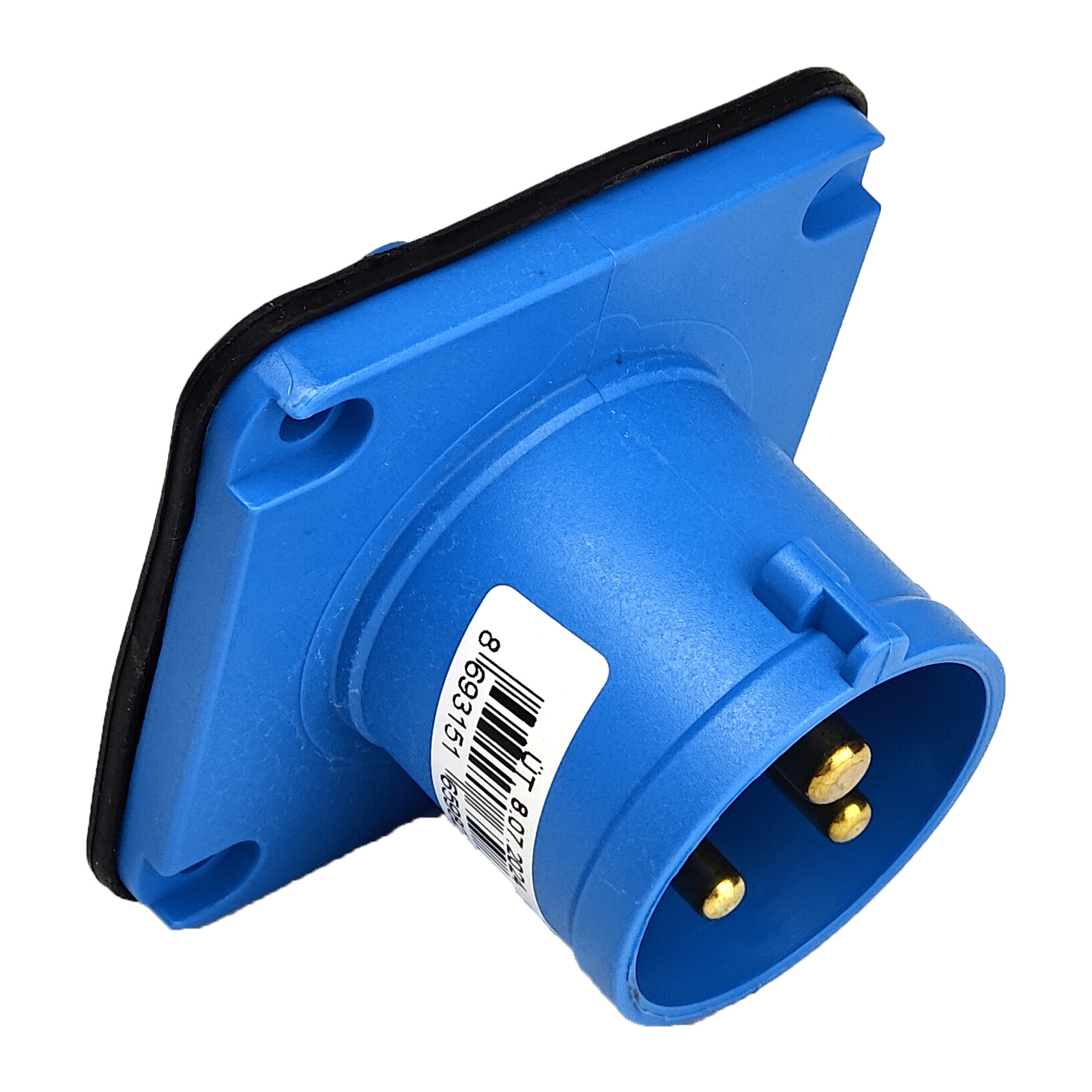 Einbaustecker CEE gerade Camping 3P 16A 230V IP44 VDE TP Electric 3120-319-0970 | SCHALTER ...