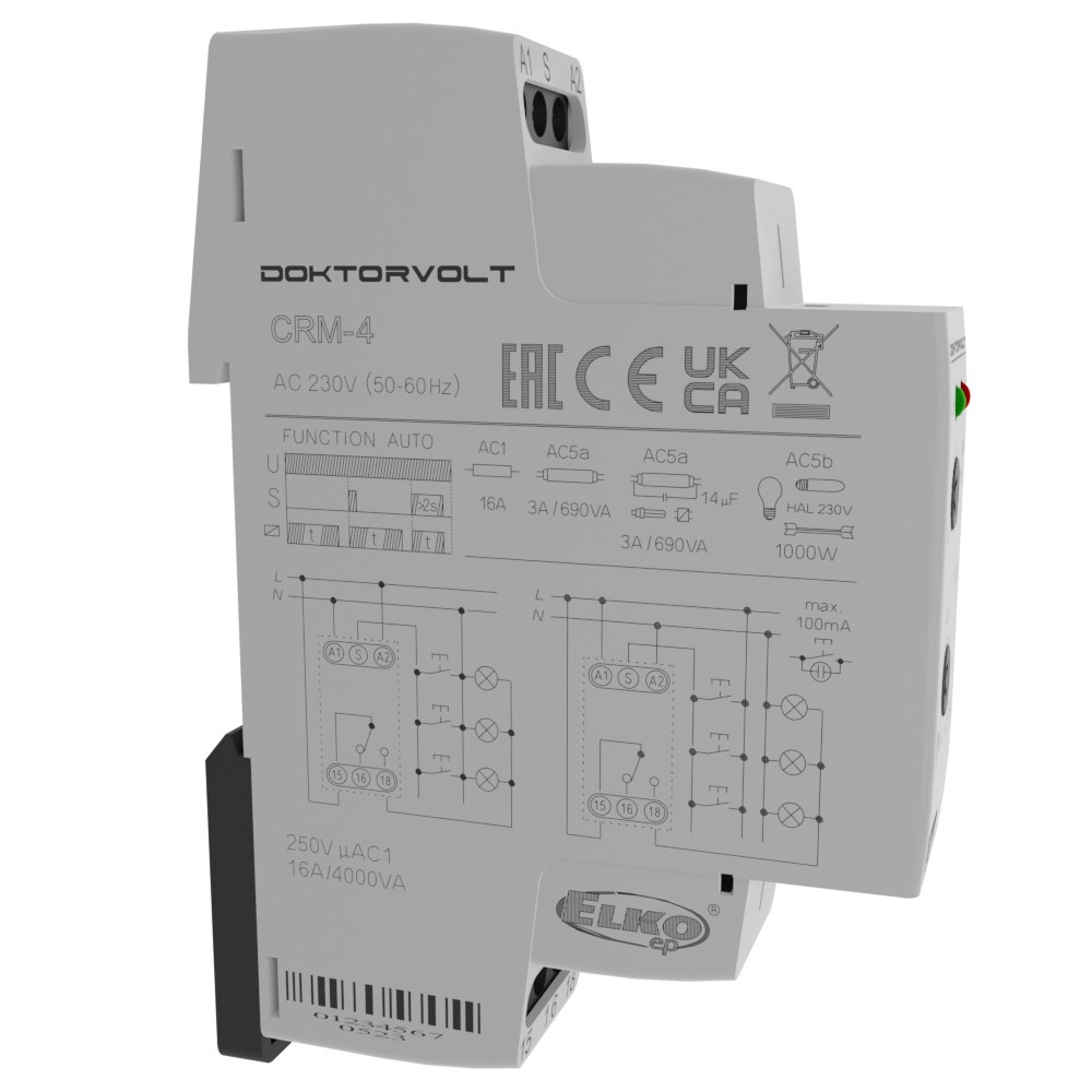 Treppenlichtzeitschalter Treppenlichtautomat CRM - 4 ELKO CRM-4/230V | ELEKTROTECHNIK \ TREIBERN ...
